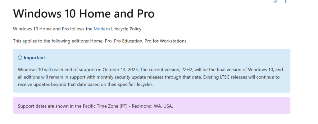 Win10拜拜！Microsoft宣布22H2为最后功能更新：系统不再更新，2025年结束支持！ - 掘金咖
