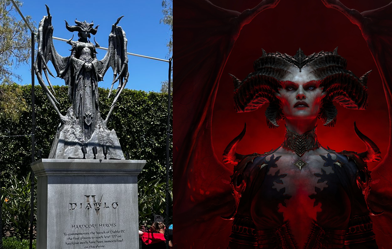 《暗黑破坏神4》莉莉丝雕像正式揭露，前千名专家模式百等玩家将铭刻纪念 - 掘金咖