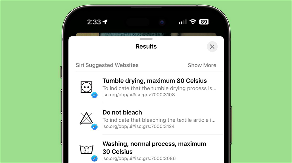 iOS 17 图像查询功能，可从照片 App 辨识衣物洗涤标示与汽车功能符号 - 掘金咖