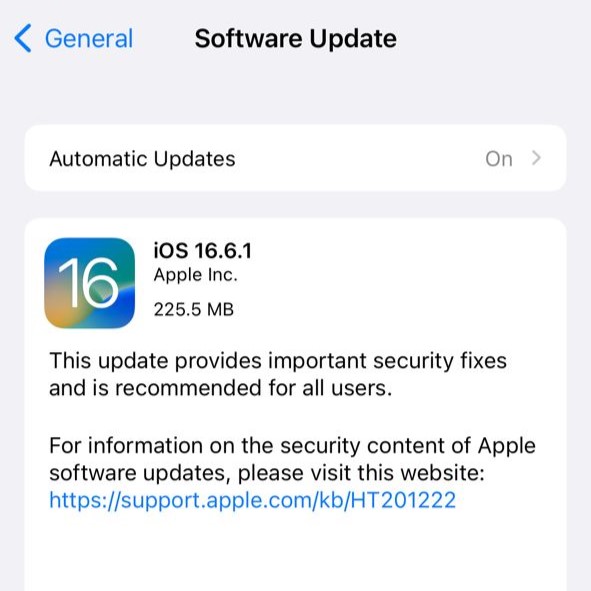 时隔45天！iOS 16.6.1 正式版发布：修复 ImageIO 安全漏洞 - 掘金咖