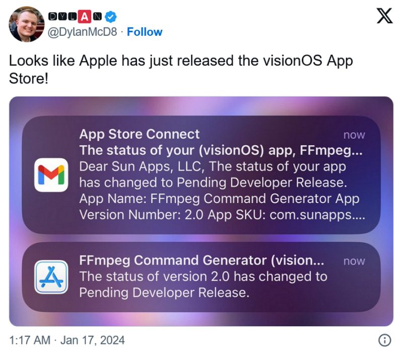 Apple Vision Pro应用商店visionOS App Store正式启动，开发者第三方应用程式准备上线 - 掘金咖