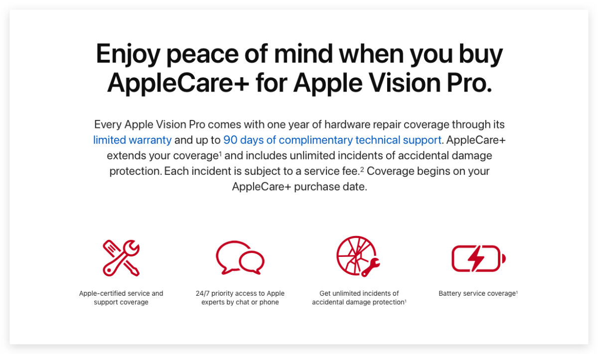 Apple Vision Pro 天价维修费出炉，盖板玻璃以外损坏需支付 2,399 美元 - 掘金咖