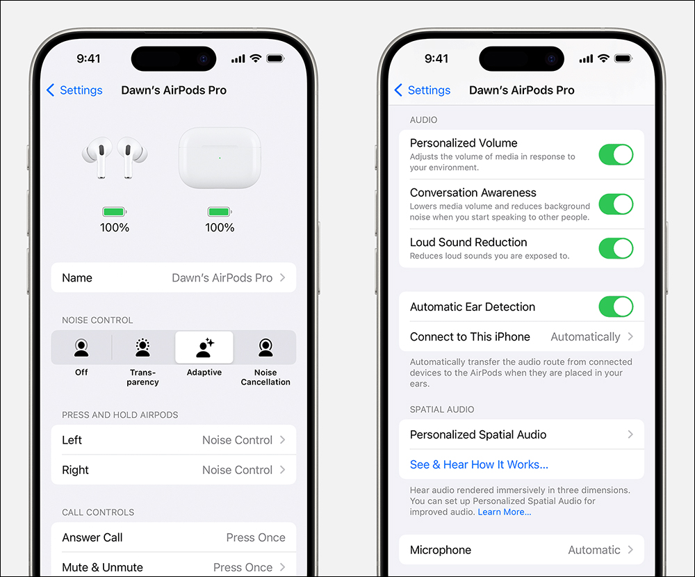 iOS 18 在 AirPods Pro 2 上增加了对自适应音频的更多控制 - 掘金咖